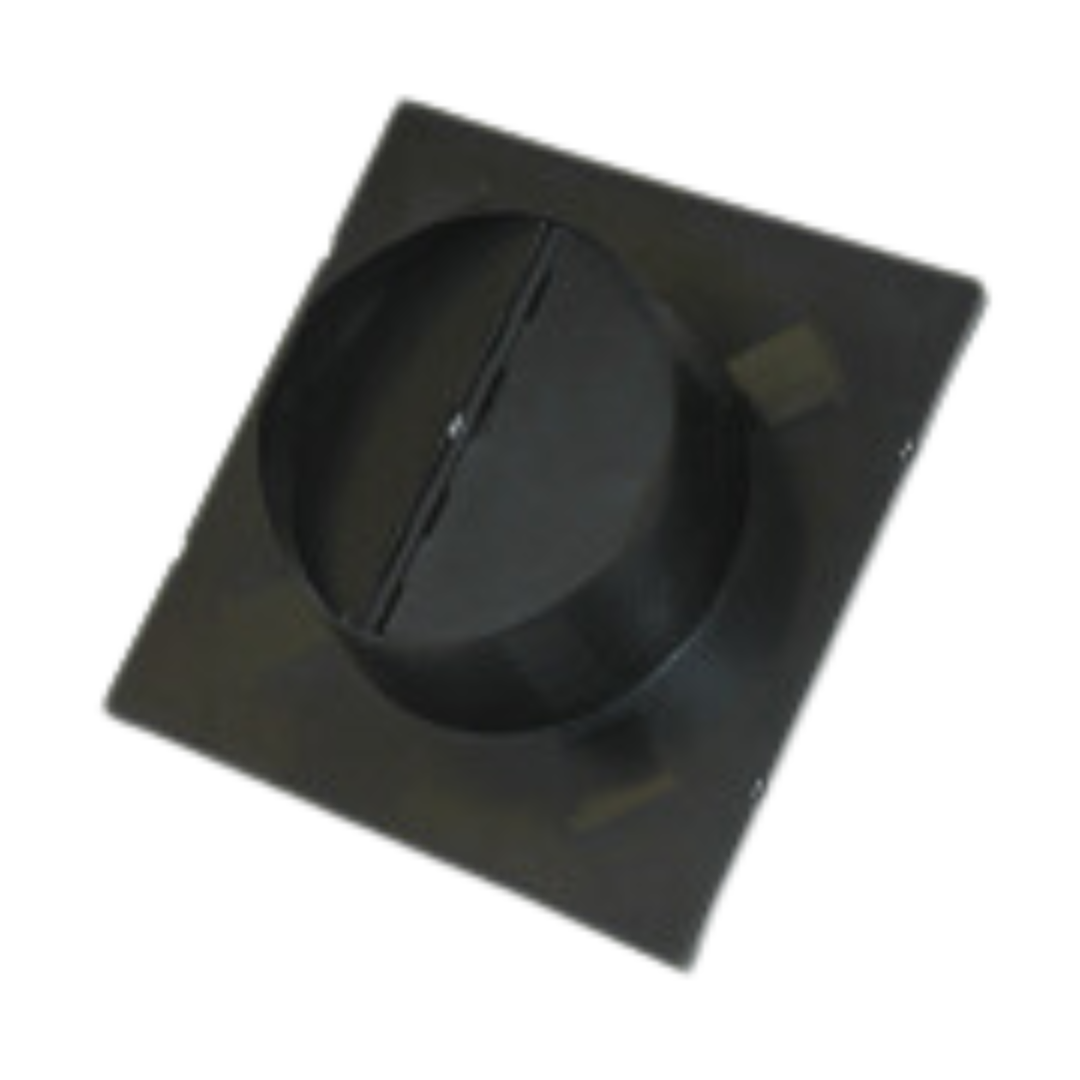 Multi-directional Outlet 300x300 adaptor for 200 duct with damper
