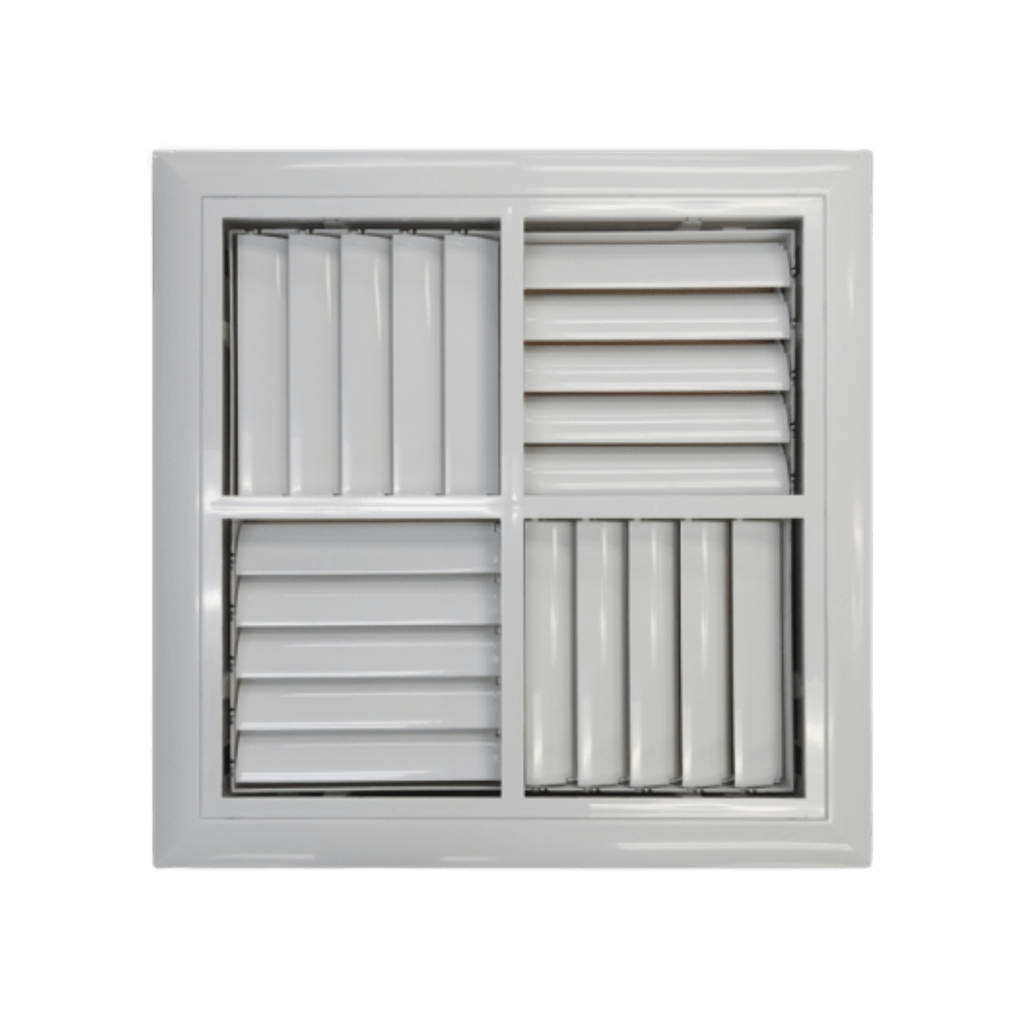 Direct Vent Grille 4-Way Adjustable Ceiling Air Diffuser